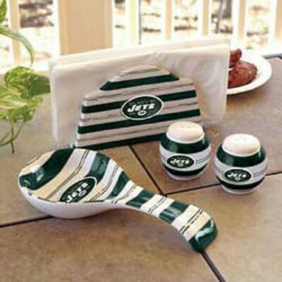 New York Jets NFL Tabletop Trio Dining Set MemoryCo. | eBay