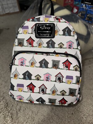 Loungefly Disney Dog Houses Backpack Exclusive Pluto Tramp Pongo Lady ...