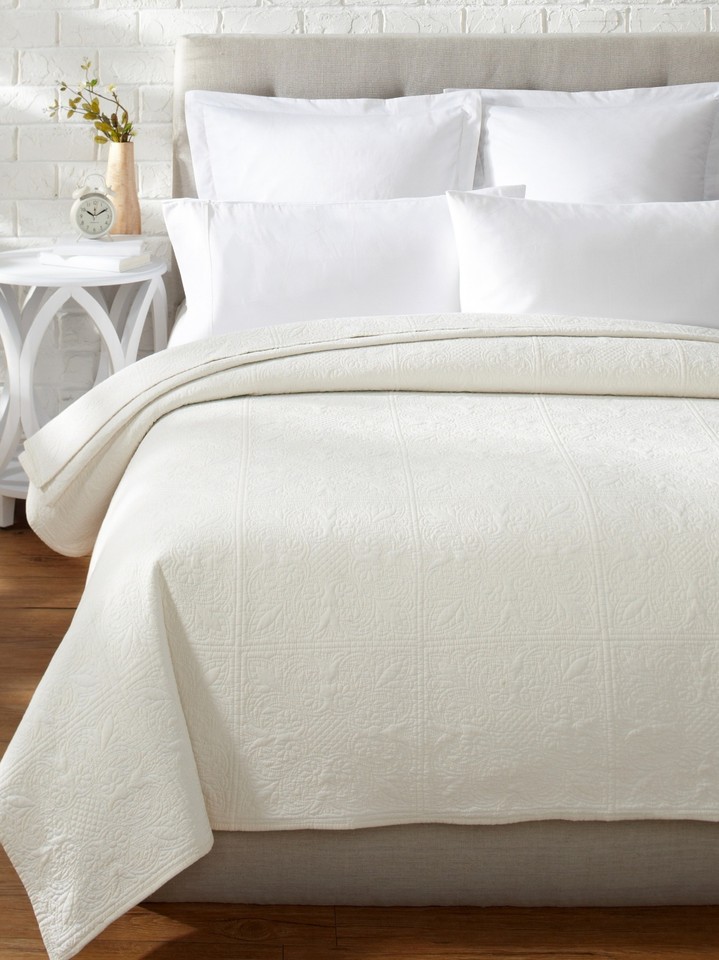 HOTEL MATELASSE COTTON King QUILT SET : 100% COTTON COVERLET BEDDING | eBay
