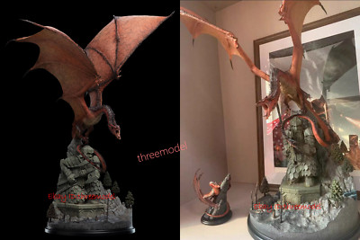Weta The Lord Of the Rings The Hobbit Smaug the Fire-Drake Statue IN ...