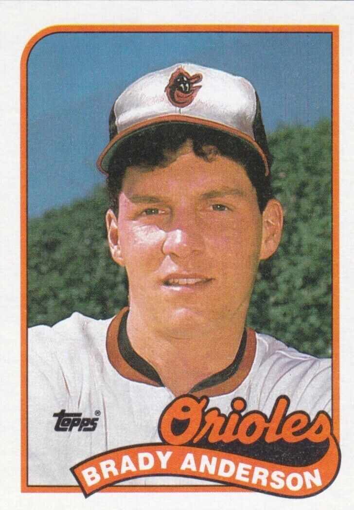 1989 Topps Brady Anderson rookie card #757 Baltimore Orioles 1.00 ...