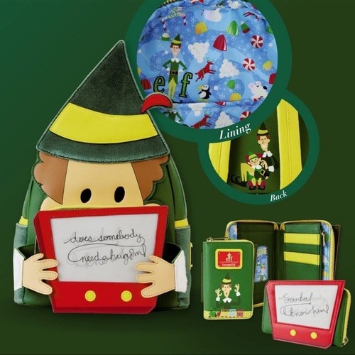 Loungefly Elf 20th Anniversary Cosplay Lenticular Mini Backpack ...