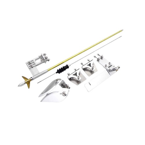 4mm Drive Flexible Shaft Strut Rudder Propeller Kit fr RC Boat Speed ...
