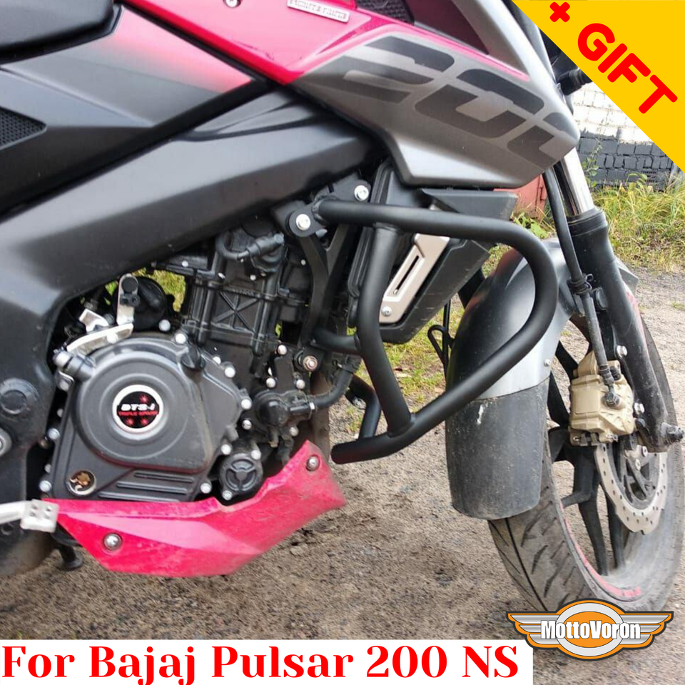 For Bajaj Pulsar 200 NS crash bars Bajaj Rouser 200 NS engine guard ...