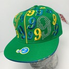 Gino Green Global Kelly Green Yellow Teal Studded 59FIFTY Hat | eBay