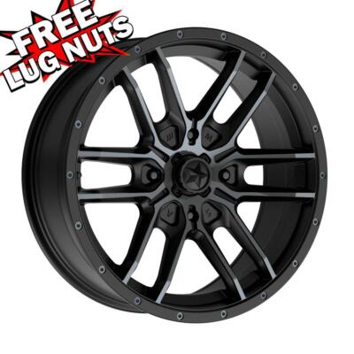 20 inch 20x7 MSA Offroad M43 FANG TINTED wheels rims 4x6.14 4x156 +10 ...