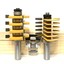 2pc 1/2"Shank Adjustable Box-1/4 cutter & Finger Joint Router Bit Set ...