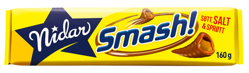 Nidar Smash Norwegian Milk Chocolate Bar 160g | eBay