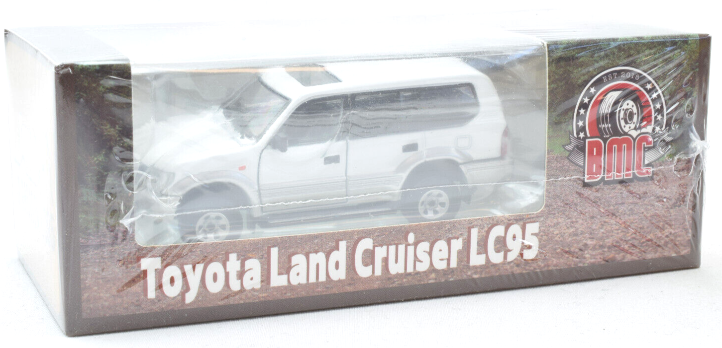 BM Creations Toyota Land Cruiser LC95 - White - LHD 1:64 Diecast Car ...
