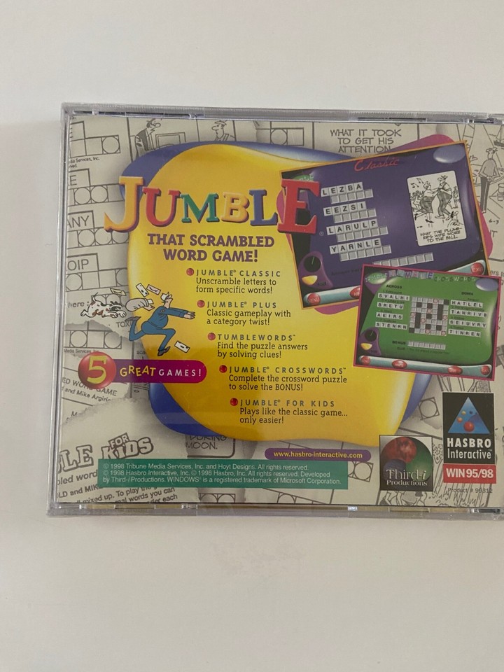 Jumble-PC CD ROM HASBRO. BRAND NEW | eBay