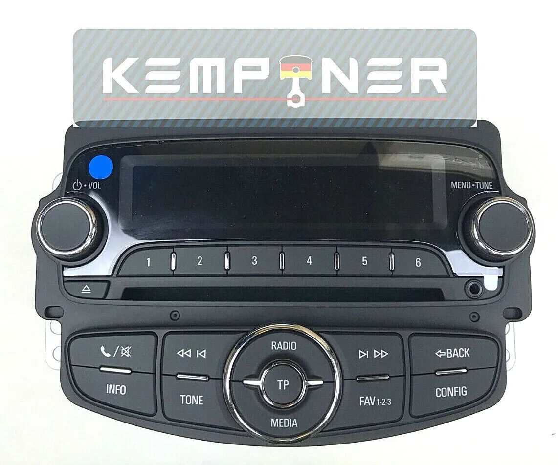 39012675, Original GM, Autoradio mit CD inkl. Kodierung, Opel Corsa E ...