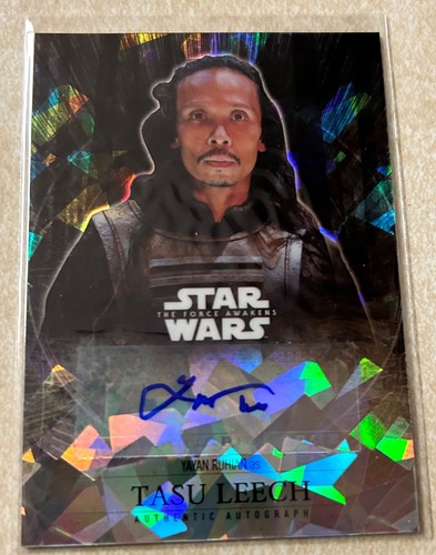 2016 Topps Chrome Star Wars The Force Awakens Yayan Ruhian Tasu Leech ...