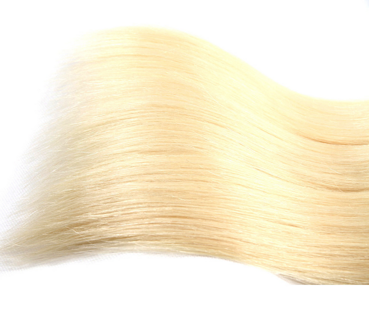 8A 1-3 Bundles 613 Bleach Blonde Brazilian Virgin Human Hair Weave Weft ...