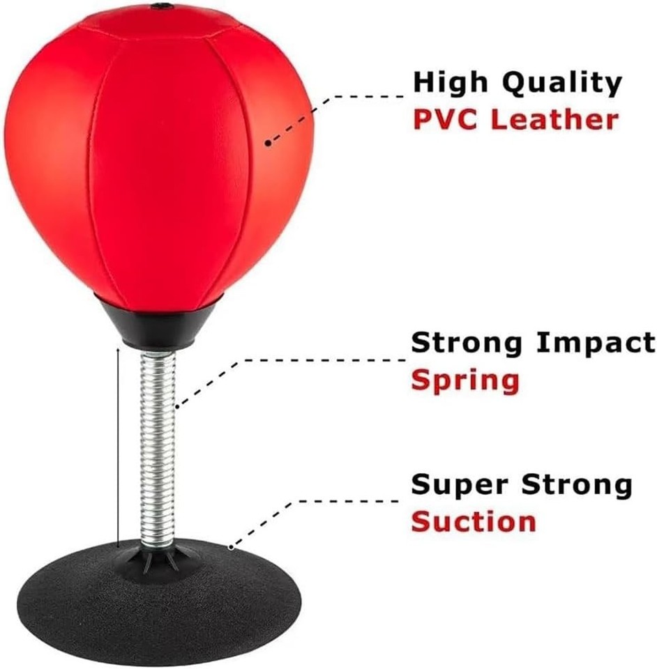 Desktop Punching Bag, Fun Punch Rage Bag Boxing Ball, Stress Relief ...