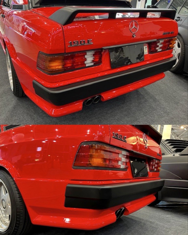 Mercedes Benz 190E W201 AMG Style ABS Plastic Body Kit Cosworth AMG Evo ...