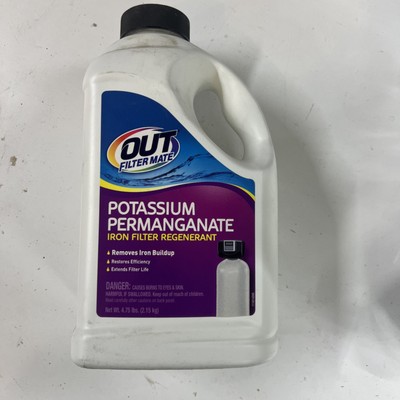 OUT Filter Mate Potassium Permanganate Iron Filter Regenerant 4.75 Lbs ...