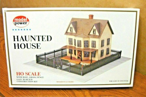 MODEL POWER 486 HAUNTED HOUSE HO SCALE BUILDING KIT 37135004863 | eBay