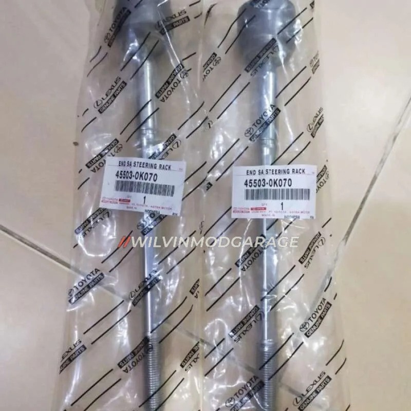 1Pcs Genuine Long Tie Rod Rack End Toyota Hilux 2015-2023 45503-0K070 ...