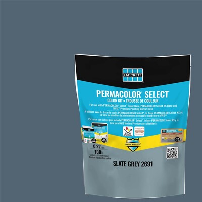 Laticrete Permacolor Select Grout, Slate Grey (2-Pk) - 100g (.25lb) | eBay