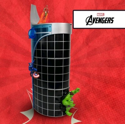 Cinemex Theater Marvel Avengers Tower Hulk Popcorn Bucket Lights Up ...
