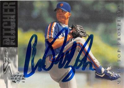 Bill Pulsipher autographed Baseball Card Mets 1993 Upper Deck Top ...
