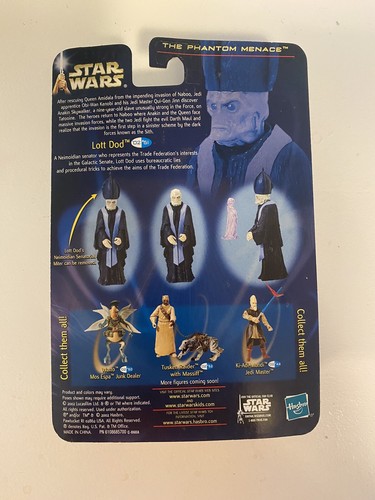 2004 Hasbro Star Wars Saga Collection #51 Lott Dod Neimoidian Senator ...