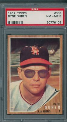 1962 Topps #388 Ryne Duren PSA NM-MT 8 *6105 | eBay