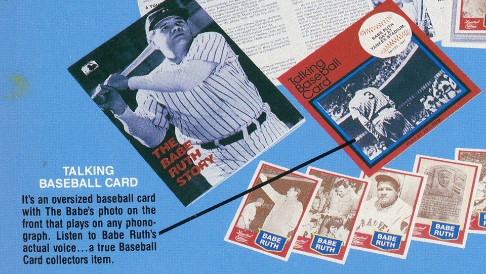 Babe Ruth 1989 CMC Baseball Card Kit Sealed In Box Record, 20 Card Set ...