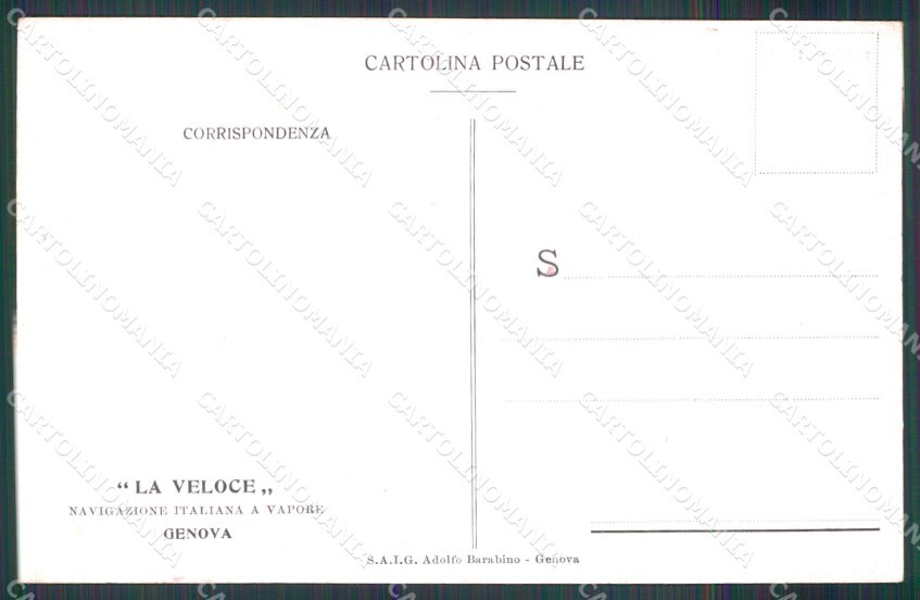 WW1 WWI Propaganda Garibaldi Quarto Navigazione Genova cartolina XB5936 ...