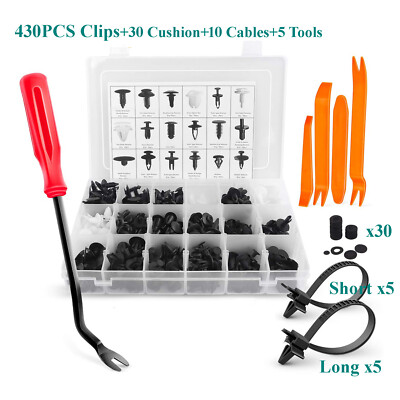 430pcs Auto Body Push Pin Car Retainer Clips Splash Shield Fasteners ...