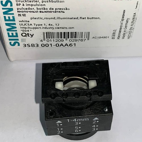 1PC For 3SB3001-0AA61 White Push Button Switch | eBay