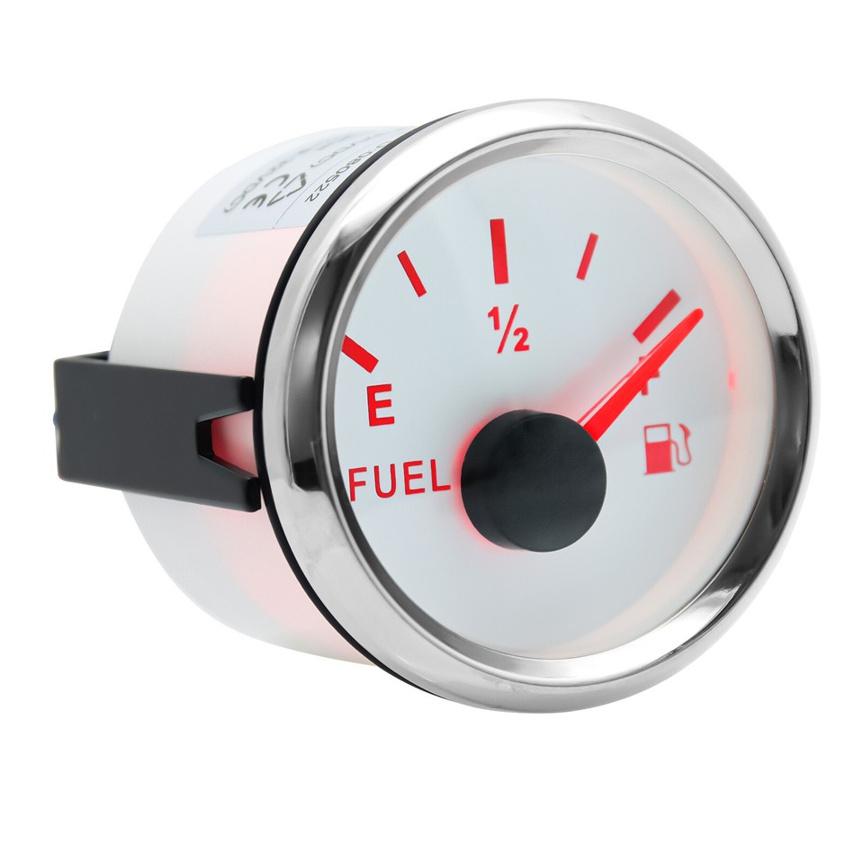 2" 52mm Gas Fuel Level Gauge 0-90ohms For Motorcycles Boat Car Truck ...