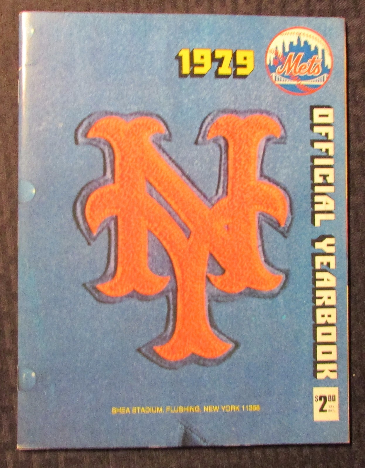 1979 New York METS Official Yearbook FN+ 6.5 w/ Fold-Out Team Photo | eBay