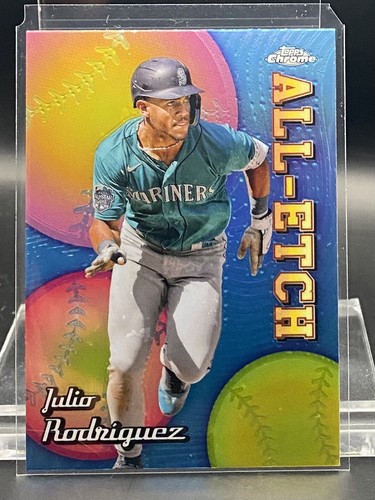 2024 Topps Chrome - All-Etch #CAE-7 Julio Rodriguez | eBay
