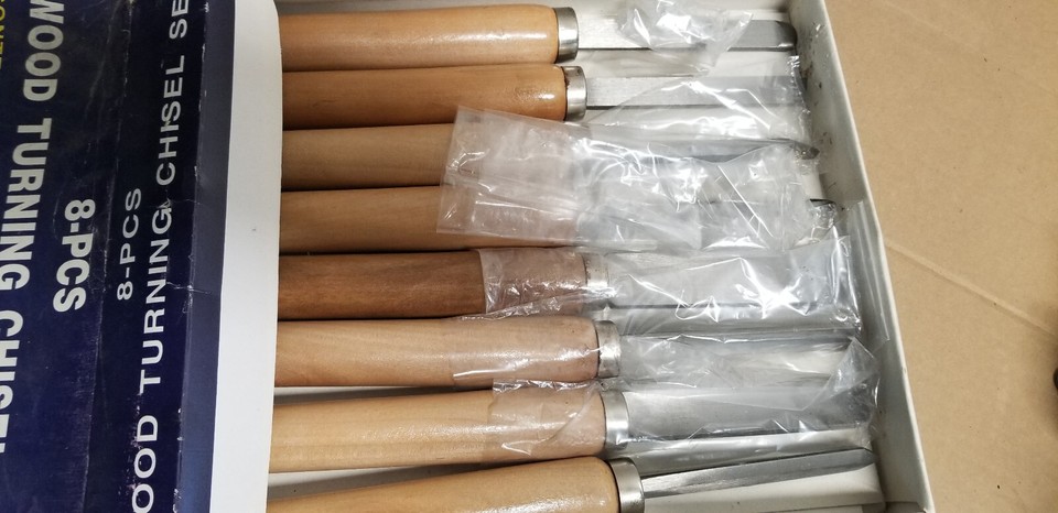 New 8 Pc Chisel set Woodturning Lathe, Jet Delta, Shopsmith | eBay