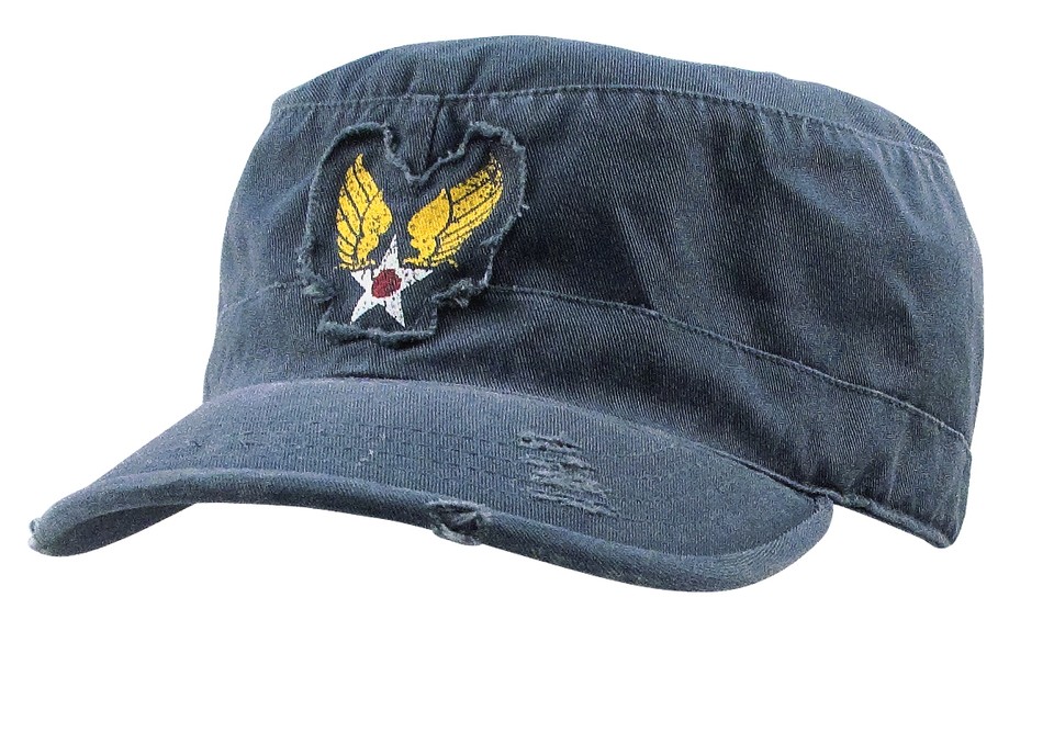 Vintage Military Fatigue Caps - Olive Drab Air Corp & Red Star Hats XS ...