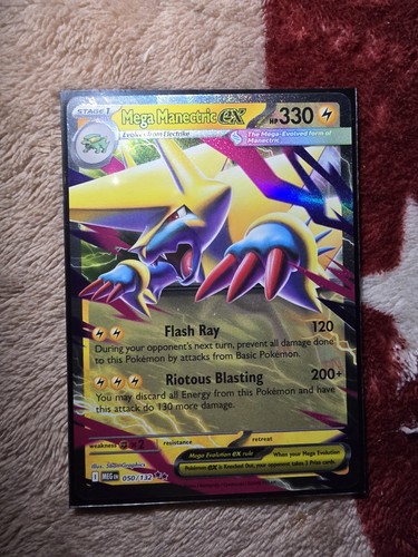 Mega Manectric ex 050/132 Me01: Mega Evolution Holo | eBay