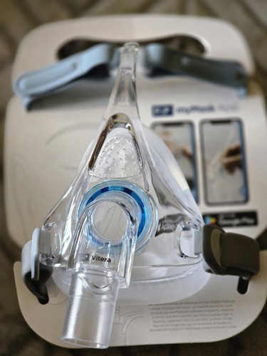 F&P Vitera Full Face CPAP Mask with Headgear VIT1MA Medium | eBay