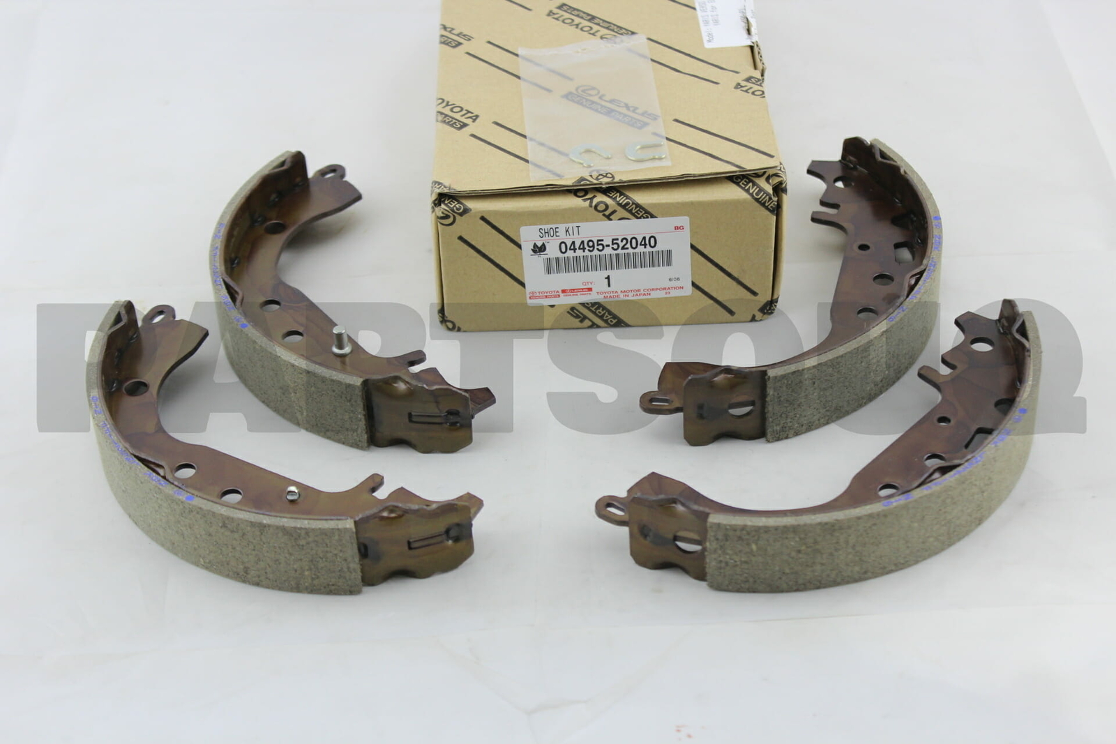 0449552040 Genuine Toyota SHOE KIT, REAR BRAKE 04495-52040 | eBay