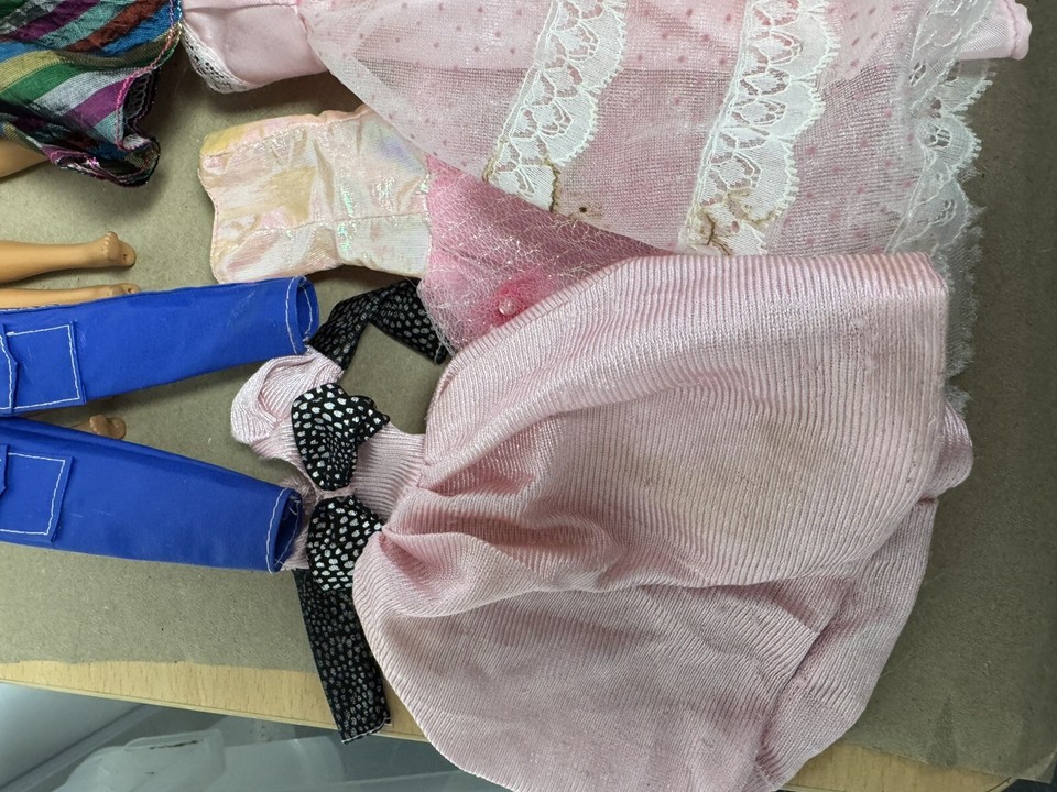 Vintage Mattel Hasbro Doll 1960s 80s Bundle Barbie Friends Clothes ...