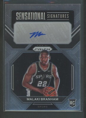 2022-23 Malaki Branham Auto Panini Prizm Rookie RC Sensational ...