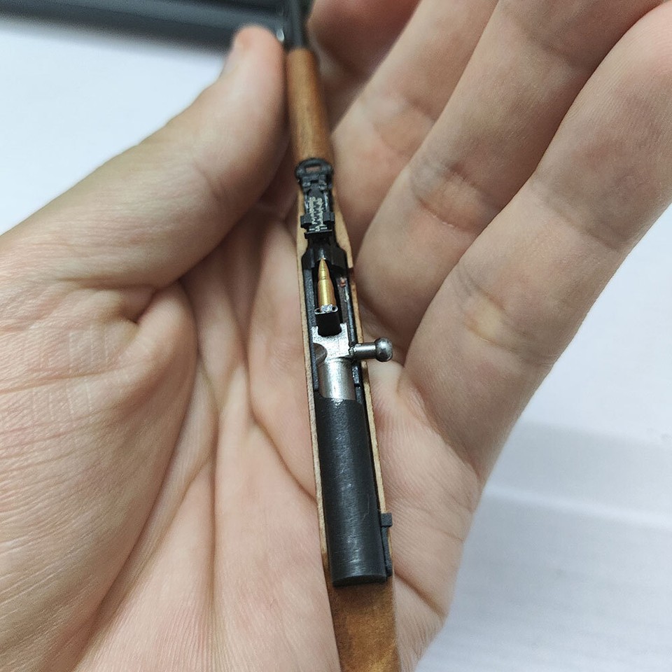 1/6 Handmade WWII SKS Wood Metal Chinese Type 56 Semi Auto Rifle Toy ...