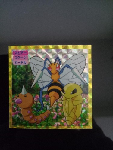 Topsun Beedrill Kakuna Beedrill Sticker prisma Holo Pokemon Card ...