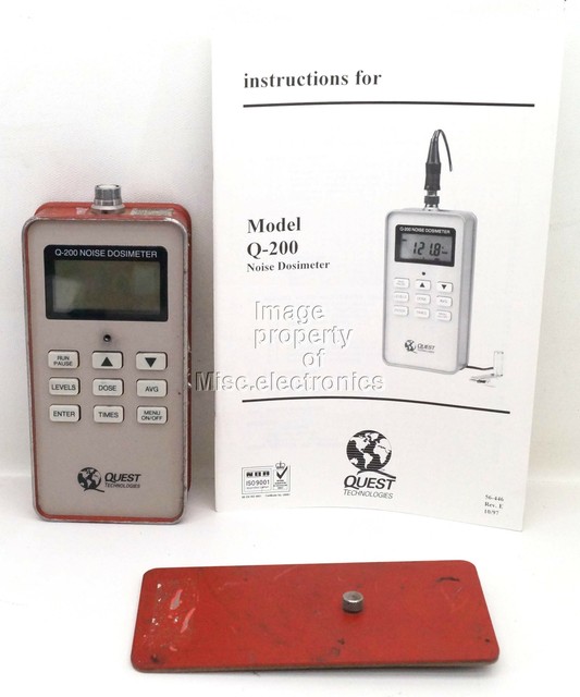 Quest Technologies Q-200 Noise Dosimeter With Mic 90 Day for sale ...