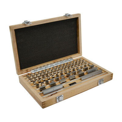 Rectangular Gage Block Set With Certificate Of Inspection 81 Pc Grade 3 ...
