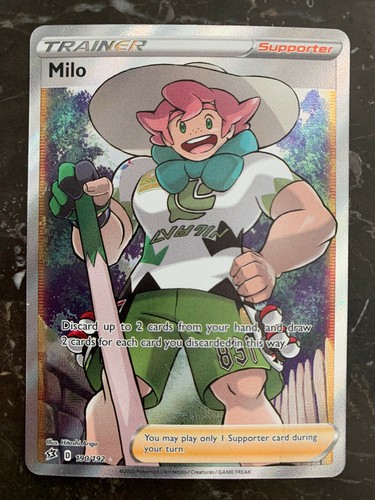 Pokemon Rebel Clash - MILO FULL ART TRAINER - 190/192 - NM/M! | eBay