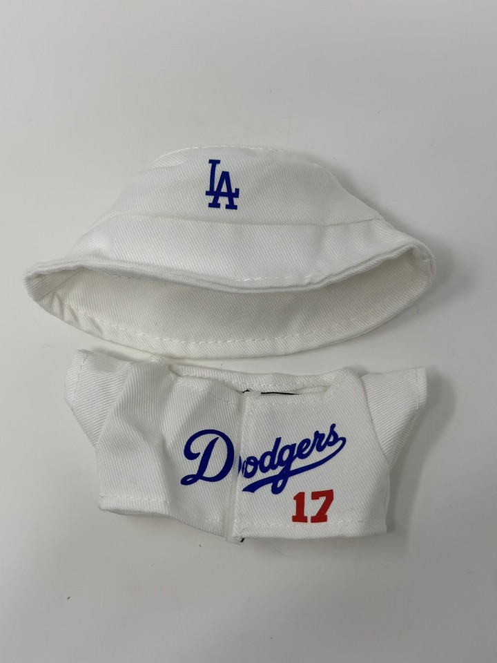 Clothes Outfit For Labubu - Dodgers Jersey And Hat White OHTANI 17 (NO ...