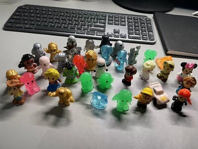 WOOLWORTHS OOSHIES Collection COMPLETE SET DISNEY PLUS RARE GLITTER ...