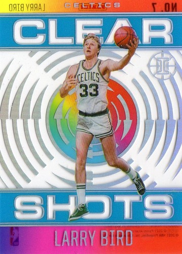 LARRY BIRD Boston Celtics Panini Illuisions CLEAR SHOTS INSERT ...