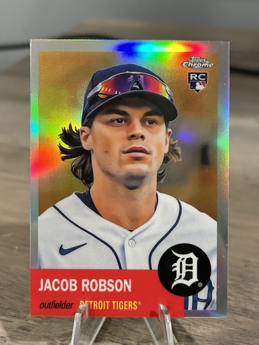 2022 Topps Chrome Platinum Anniversary MLB JACOB ROBSON DETROIT #374 ...